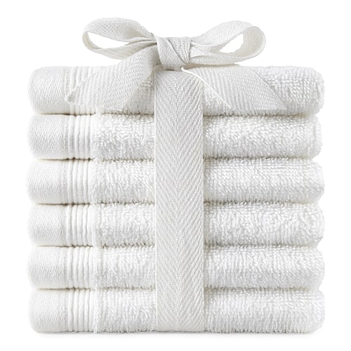 Click here for Home Expressions 6pc Washcloth Set  One Size  Whit... prices