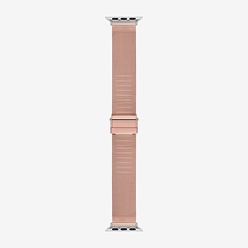 Click here for Apple Compatible Unisex Adult Rose Goldtone Watch... prices