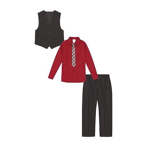 Click here for Van Heusen Toddler Boys 4-pc. Suit Set  4t  Black prices