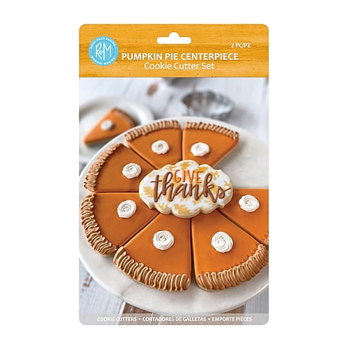 Click here for R&M International Llc Pumpkin Pie Centerpiece 2-pc... prices