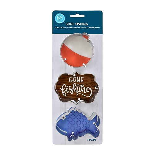 Click here for R&M International Llc Gone Fishing 3-pc. Cookie Cu... prices
