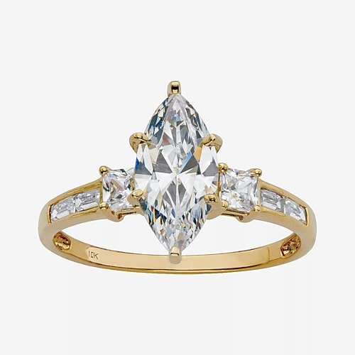 Click here for DiamonArt Womens 2 1/2 CT. T.W. White Cubic Zircon... prices
