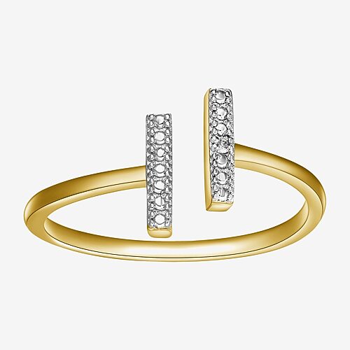 Click here for Sparkle Allure Womens White Diamond Accent Bar Byp... prices