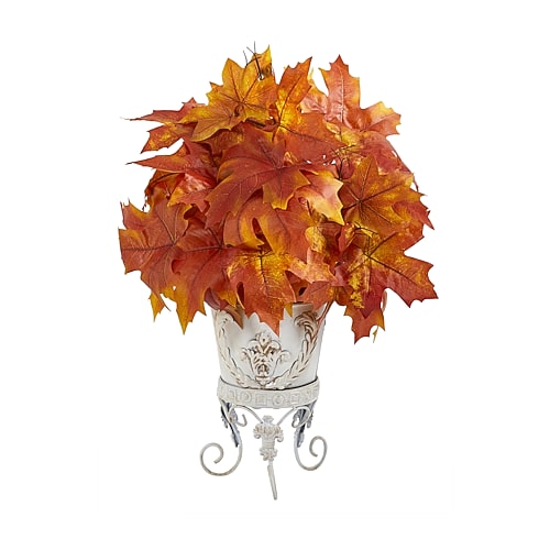 Click here for Nearly Natural Autumn Maple Leaf Faux Artificial P... prices