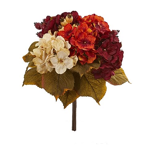 Click here for Nearly Natural 16 Faux Hydrangea Multi Stem Set Ar... prices
