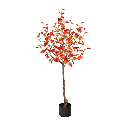 Click here for Nearly Natural 4ft Fall Birch Autumn Artificial Pl... prices