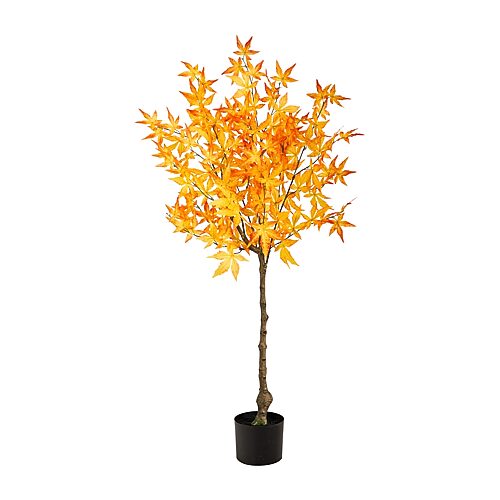 Click here for Nearly Natural 4ft Autumn Maple Artificial Plant... prices