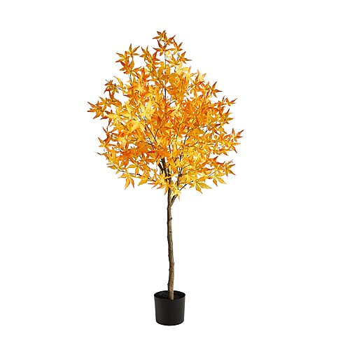 Click here for Nearly Natural 5ft Autumn Maple Artificial Plant... prices