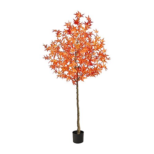 Click here for Nearly Natural 6ft Autumn Maple Artificial Plant... prices