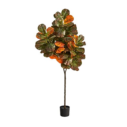 Click here for Nearly Natural 6ft Autumn Fiddle Leaf Artificial P... prices