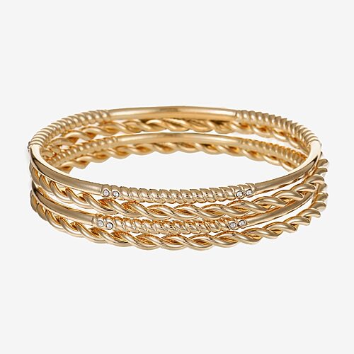 Click here for Liz Claiborne Womens 4-pc. Glass Bracelet Set  One... prices