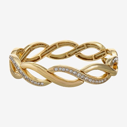 Click here for Liz Claiborne Womens Glass Stretch Bracelet  One S... prices