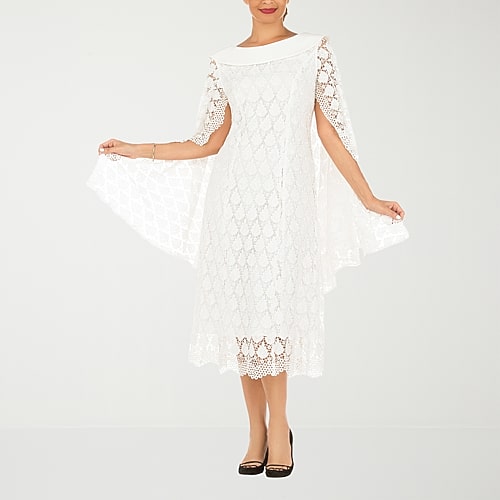 Click here for Giovanna Collection Womens Midi Boat Neck Sleevele... prices