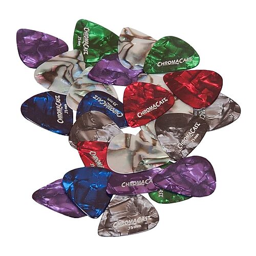ChromaCast Celluloid Guitar Pick  30 Pick Pack  One Size  Multiple Colors