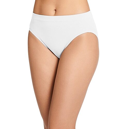 Click here for Jockey Cotton Stretch Hi-Cut Panty - 1555  7  Whit... prices