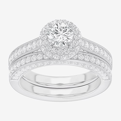 Click here for (G-H / Si1-Si2) Womens 1 7/8 CT. T.W. Lab Grown Wh... prices