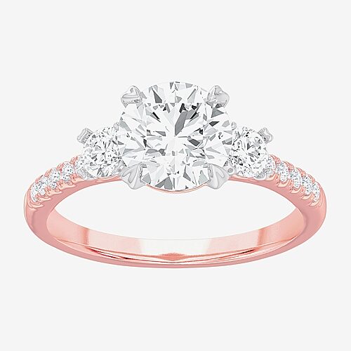 Click here for (G-H / Si1-Si2) Womens 2 1/2 CT. T.W. Lab Grown Wh... prices