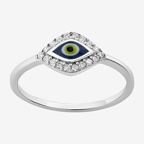 Click here for Womens Cubic Zirconia Sterling Silver Evil Eye Coc... prices