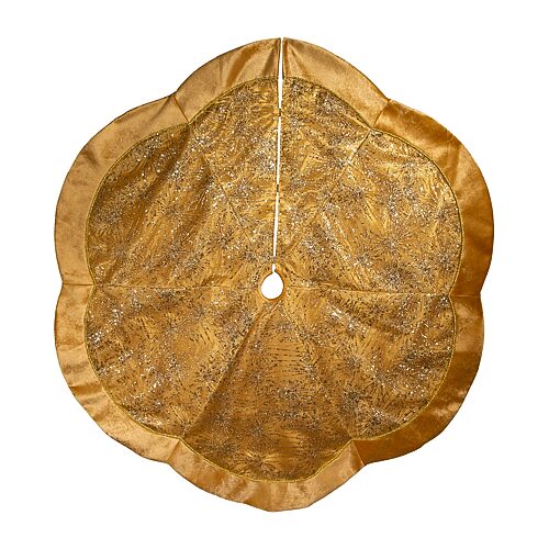 Click here for Kurt Adler 60 Velvet and Glitter Tree Skirt - Mult... prices