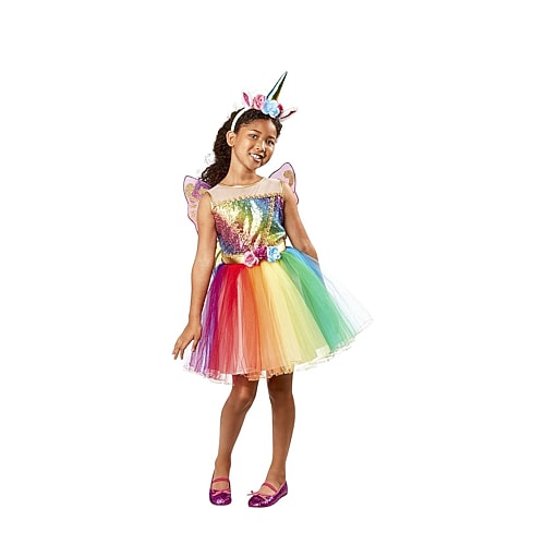 Click here for Little & Big Kid Girls Rainbow Unicorn Tutu 4-pc.... prices
