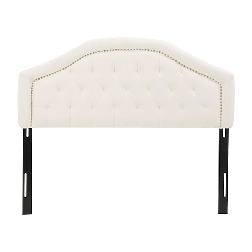 Killian Upholstered Tufted Headboard  One Size  Beige