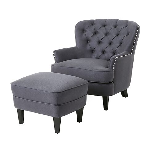 Click here for Correia 2-pc. Tufted Upholstered Club Chair  One S... prices