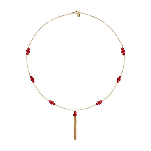 Click here for Monet Jewelry Womens Red 34 Inch Pendant Necklace... prices