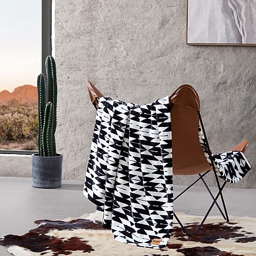 Click here for Wrangler Navajo Ultra Soft Plush Fleece Reversible... prices