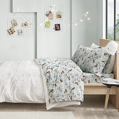 Click here for Intelligent Design Novelty Printed Flannel 4-Pc. S... prices