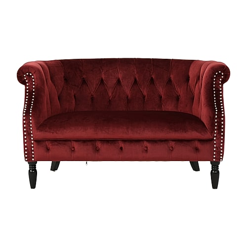 Click here for Milani Track-Arm Upholstered Loveseat  One Size  R... prices