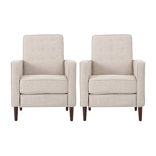 Click here for 2 Piece Mervynn Tufted Track-Arm Recliner  One Siz... prices