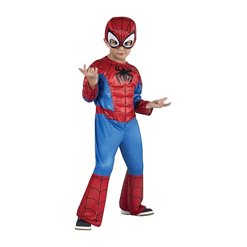 Click here for Toddler Boys Avengers Marvel Spiderman Costume  2t... prices