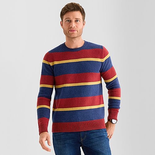 Click here for St. Johns Bay Cozy Rugby Mens Crew Neck Long Sleev... prices