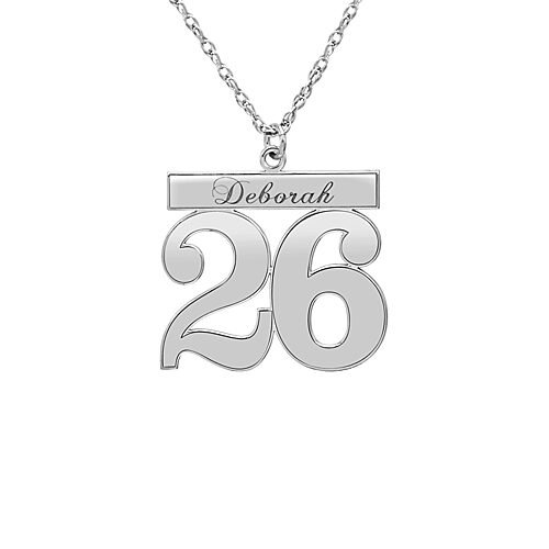 Click here for Personalized Womens Sterling Silver Name and Playe... prices