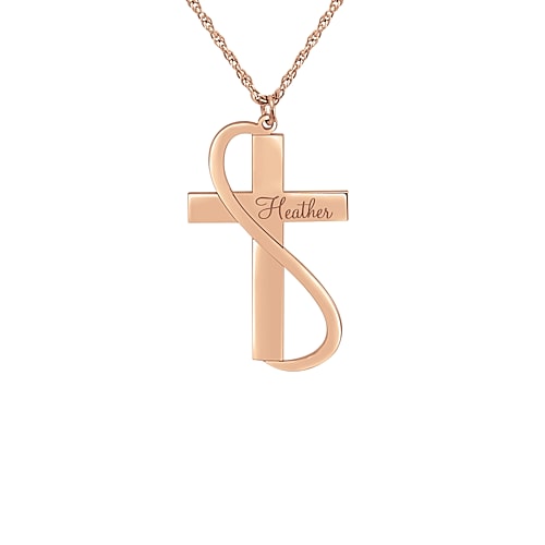 Click here for Personalized Womens Sterling Silver Cross Name Pen... prices