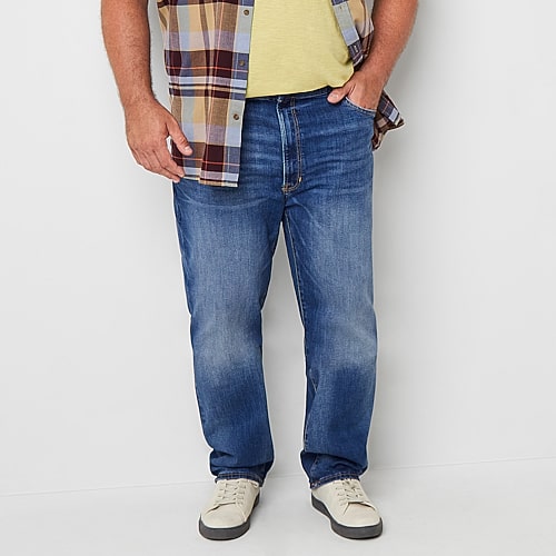 Click here for Arizona Big and Tall Mens Tapered Leg Athletic Fit... prices