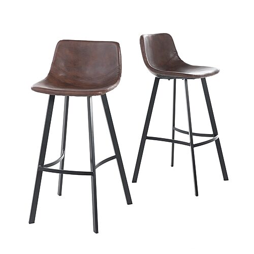 Click here for Dax 2-pc. Upholstered Bar Stool  One Size  Brown prices