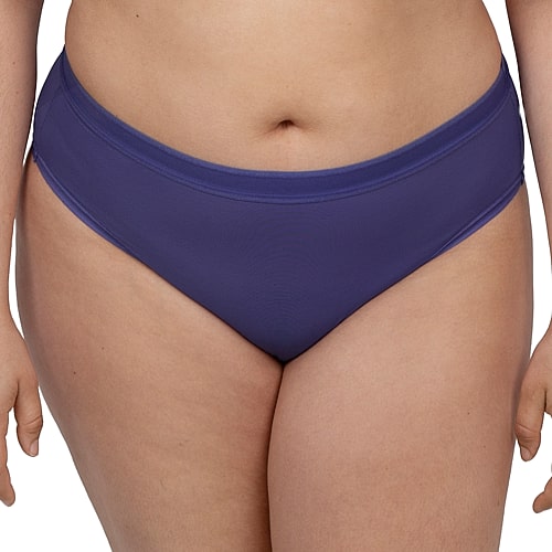 Click here for Curvy Couture Sheer Mesh High Cut Brief-1313  3x-l... prices