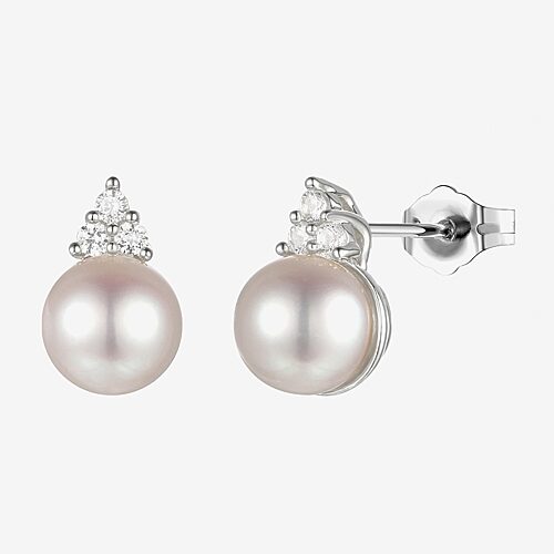 Click here for Dyed White Cultured Freshwater Pearl Sterling Silv... prices