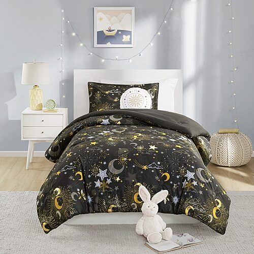 Click here for Intelligent Design Ariella Starry Sky Metallic Com... prices