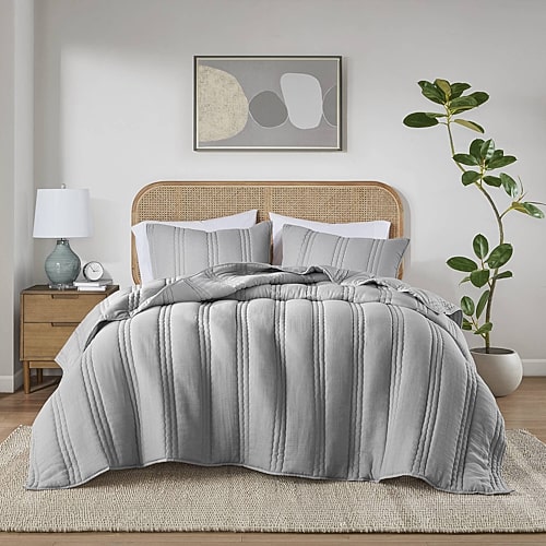 Click here for Urban Habitat Dune Gauze 3-Pc. Quilt Set  King/Cal... prices