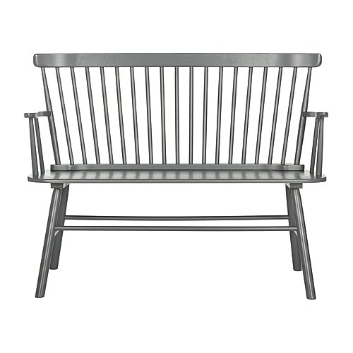 Addison Spindleback Settee - Grey