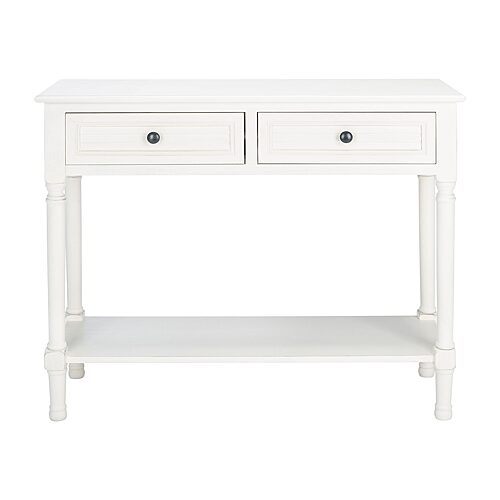 Tate 2 Drawer Console Table - White