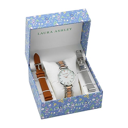 Click here for Laura Ashley Womens Stainless Steel Watch Boxed Se... prices