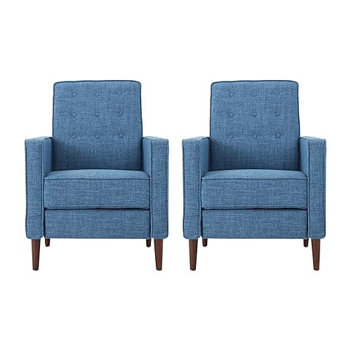 Click here for 2-pc. Tufted Track-Arm Recliner  One Size  Blue prices