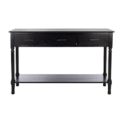 Click here for Peyton 3 Drawer Console Table - Black prices