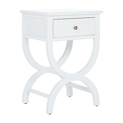 Click here for Maxine 1 Drawer Storage End Table  One Size  White prices