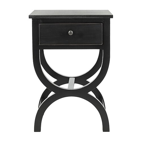 Click here for Maxine 1 Drawer Storage End Table  One Size  Black prices
