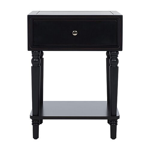 Click here for Siobhan 1 Drawer Storage End Table  One Size  Blac... prices