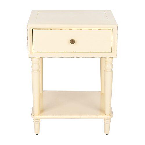 Click here for Siobhan 1 Drawer Storage End Table  One Size  Whit... prices